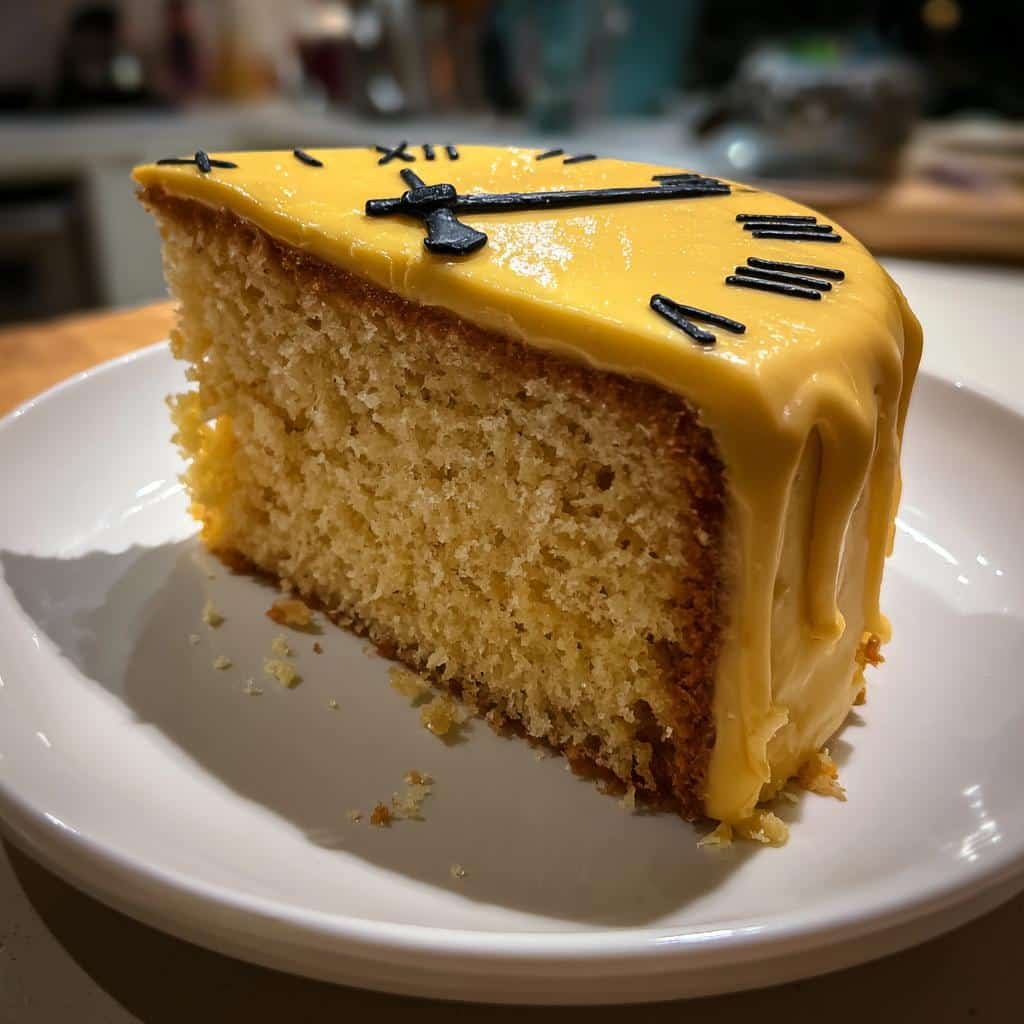 Magical Clock Cake New Year’s Eve Recipe in 3 Easy Steps