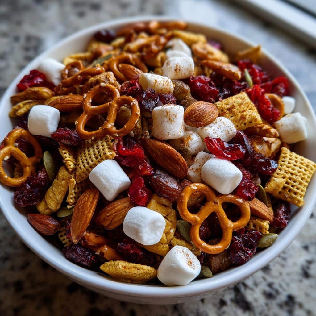 "5-Minute Christmas Trail Mix Recipe: Irresistible Holiday Snack Magic"