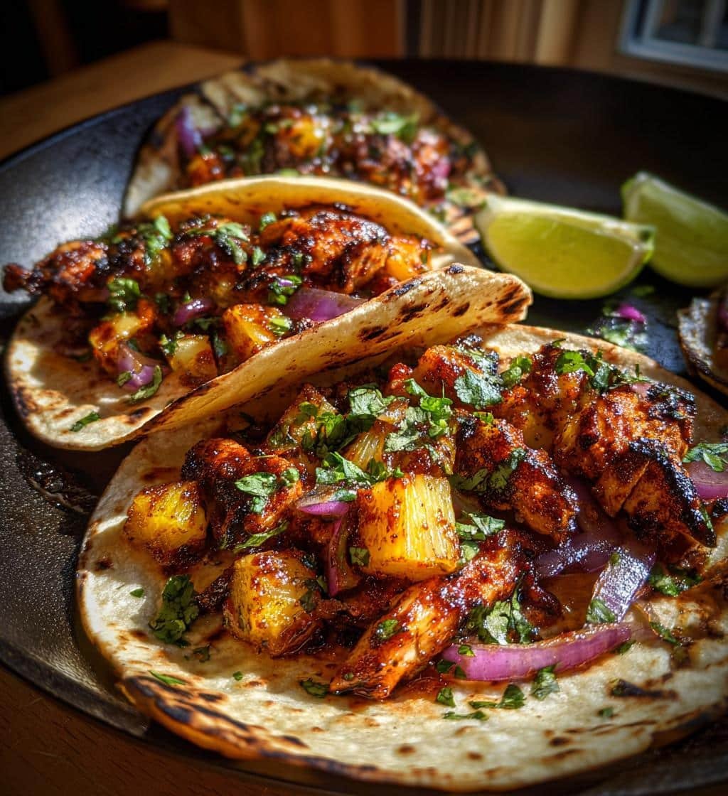 30-Minute Irresistible Sheet Pan Chicken Chipotle Pineapple Tacos You ...