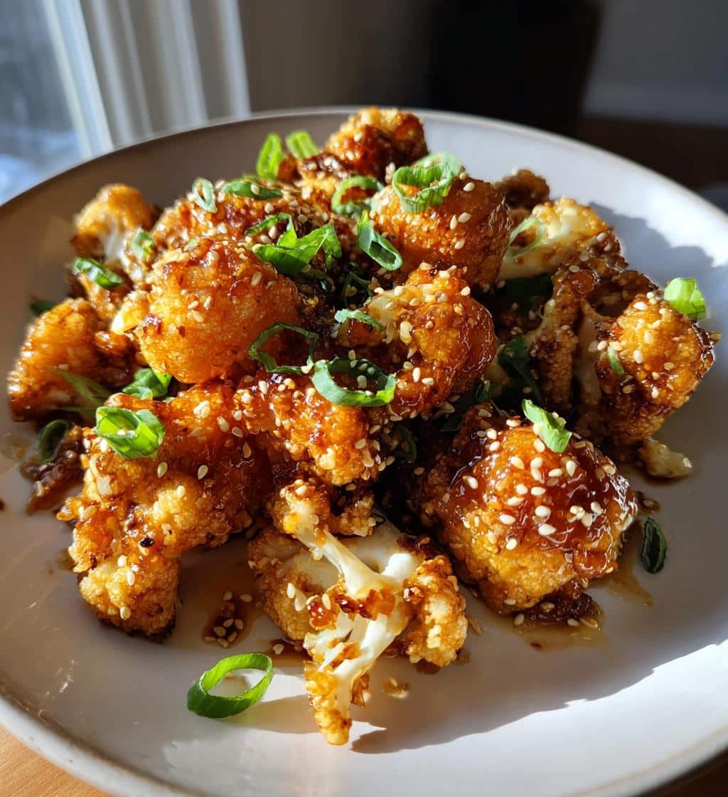 21-Minute Irresistible Sticky Sesame Cauliflower Plant Based Win