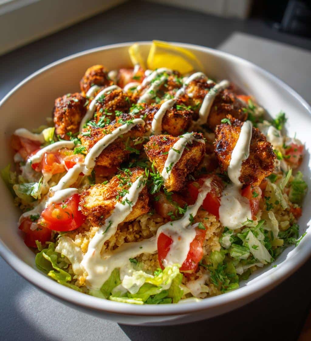 Irresistible Chicken Shawarma Crispy Rice Salad in 30 Minutes